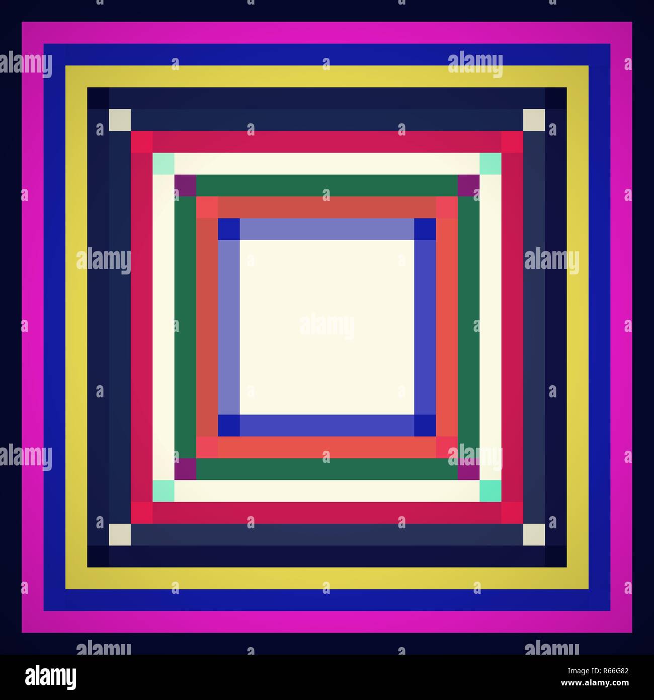 Abstract Square Pattern Shapes Stock Photo - Alamy