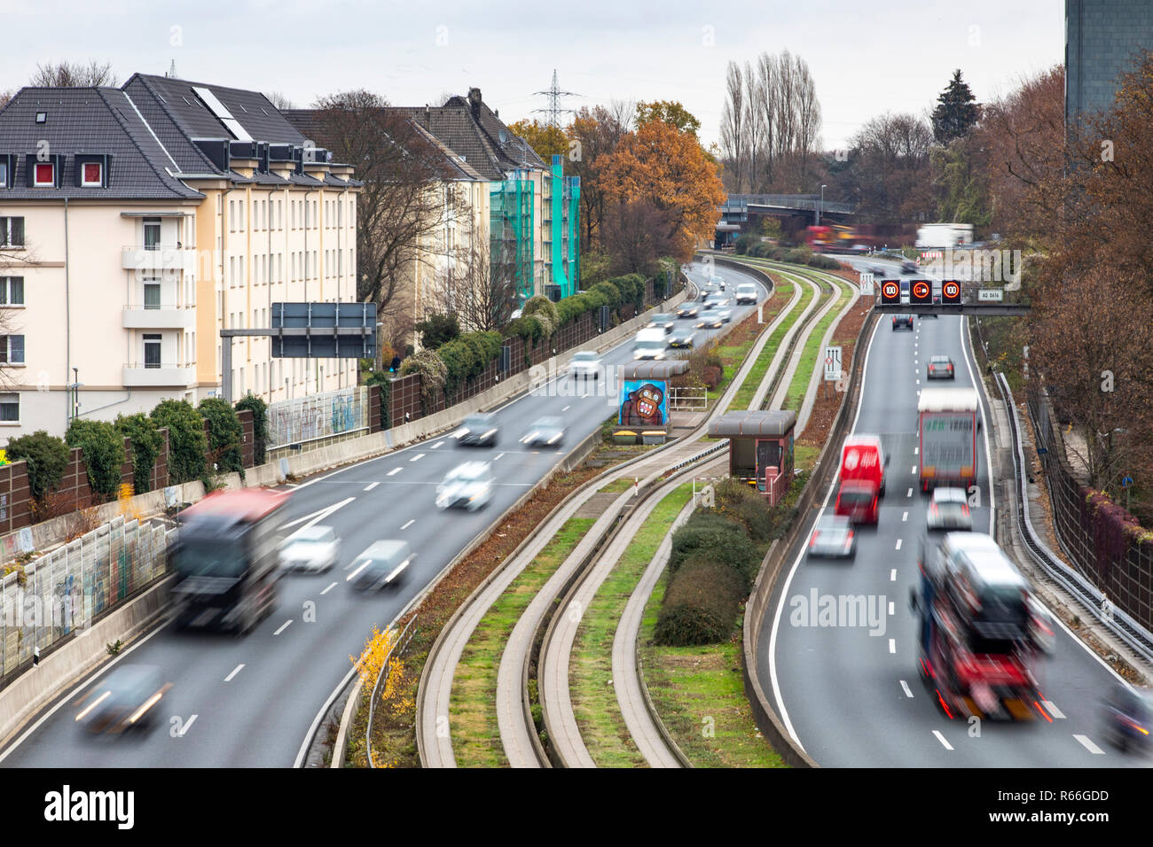 Motorway exit with graffiti hi-res stock photography and images - Alamy