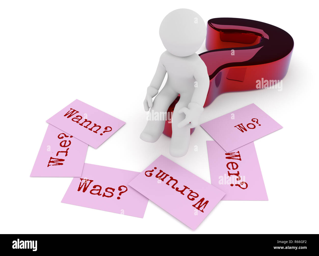 Sticky notes question mark on Cut Out Stock Images & Pictures - Alamy