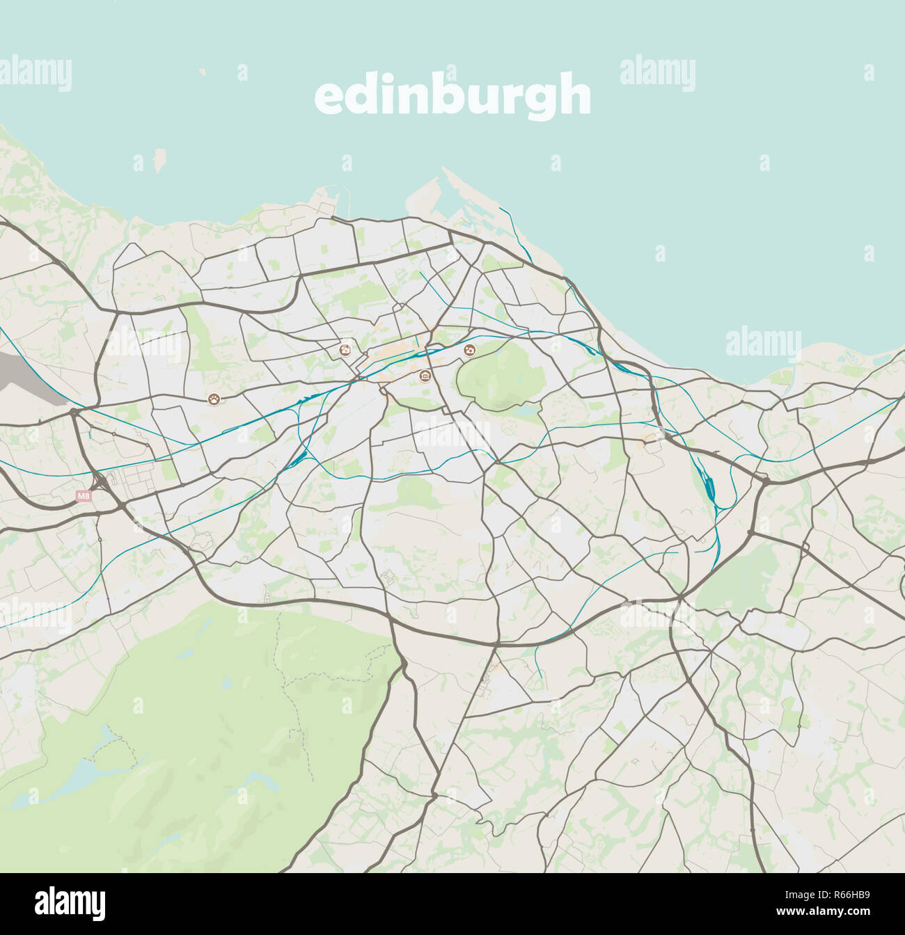 Modern map of scotland hi-res stock photography and images - Alamy