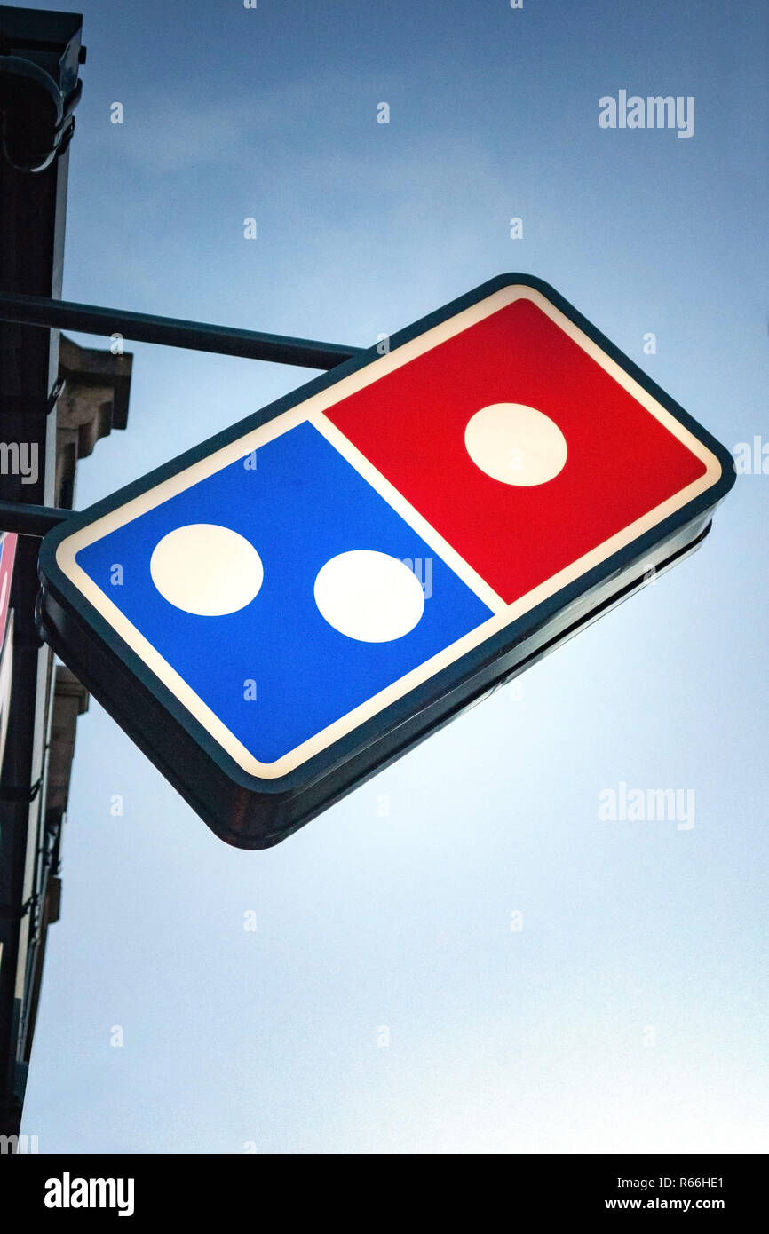 Dominos pizza hi-res stock photography and images - Alamy