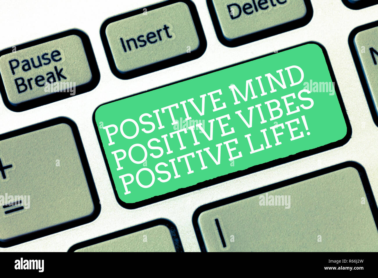 Conceptual hand writing showing Positive Mind Positive Vibes Positive ...