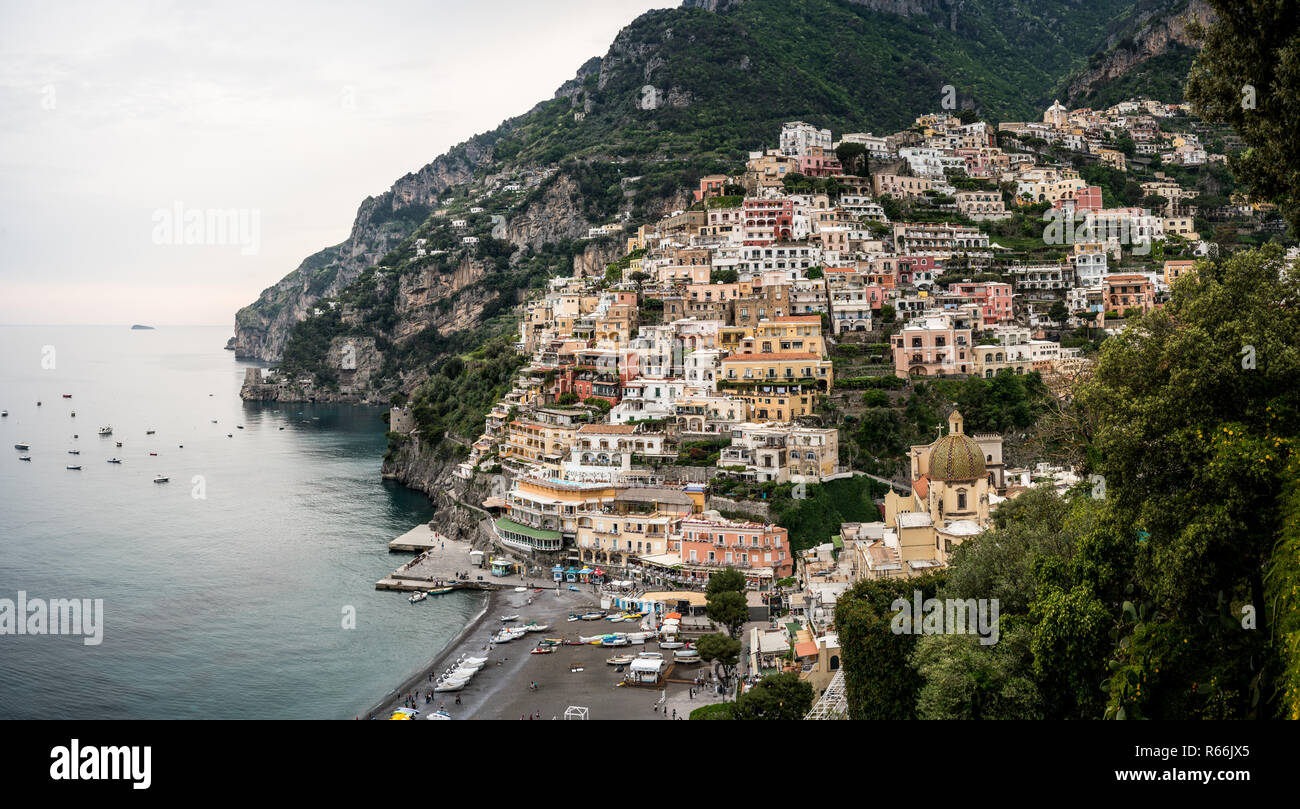 Positano resort italy famous old hi-res stock photography and images ...