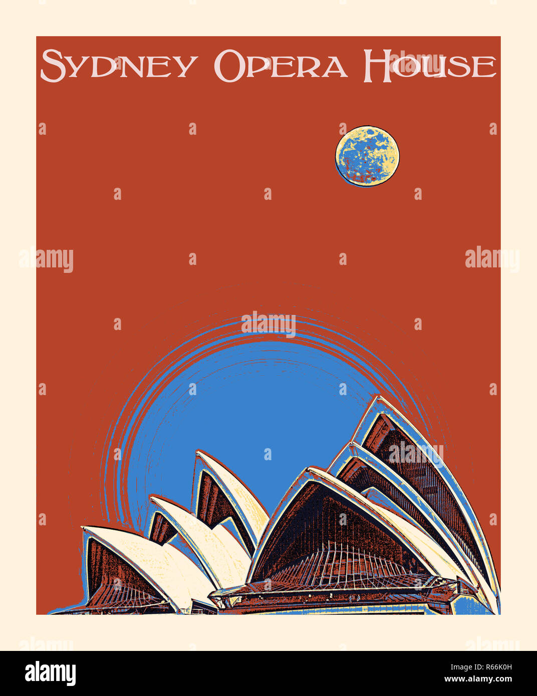 Sydney opera house postcard hi-res stock photography and images - Alamy