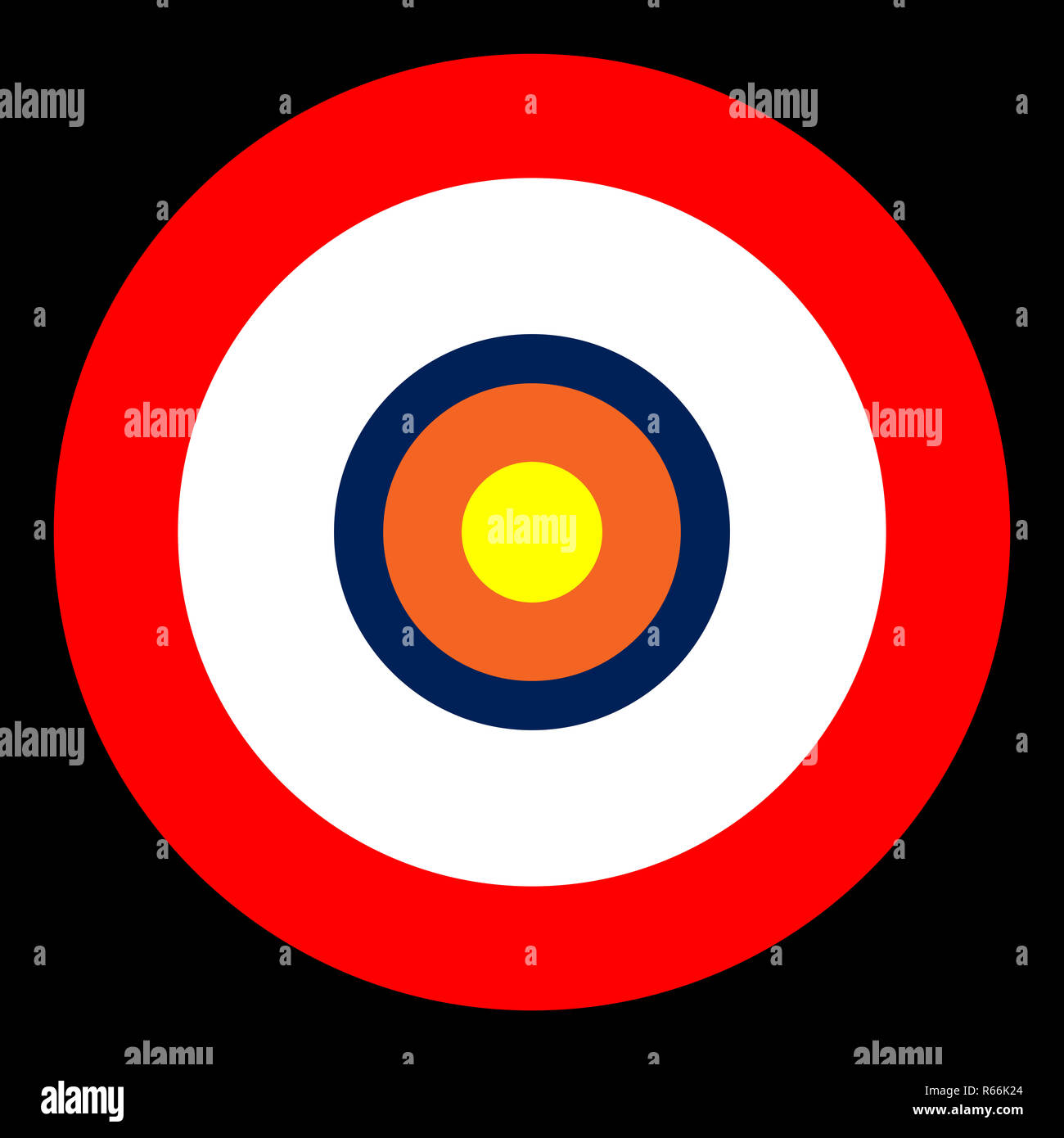 Round target vector hi-res stock photography and images - Alamy