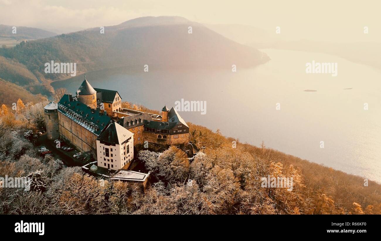 waldeck castle - northern hesse Stock Photo - Alamy