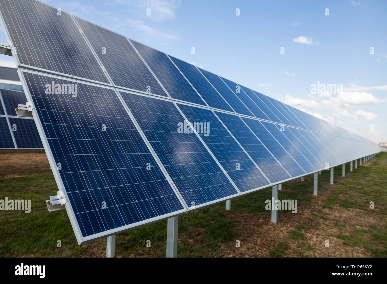 Solar panel detail Stock Photo - Alamy