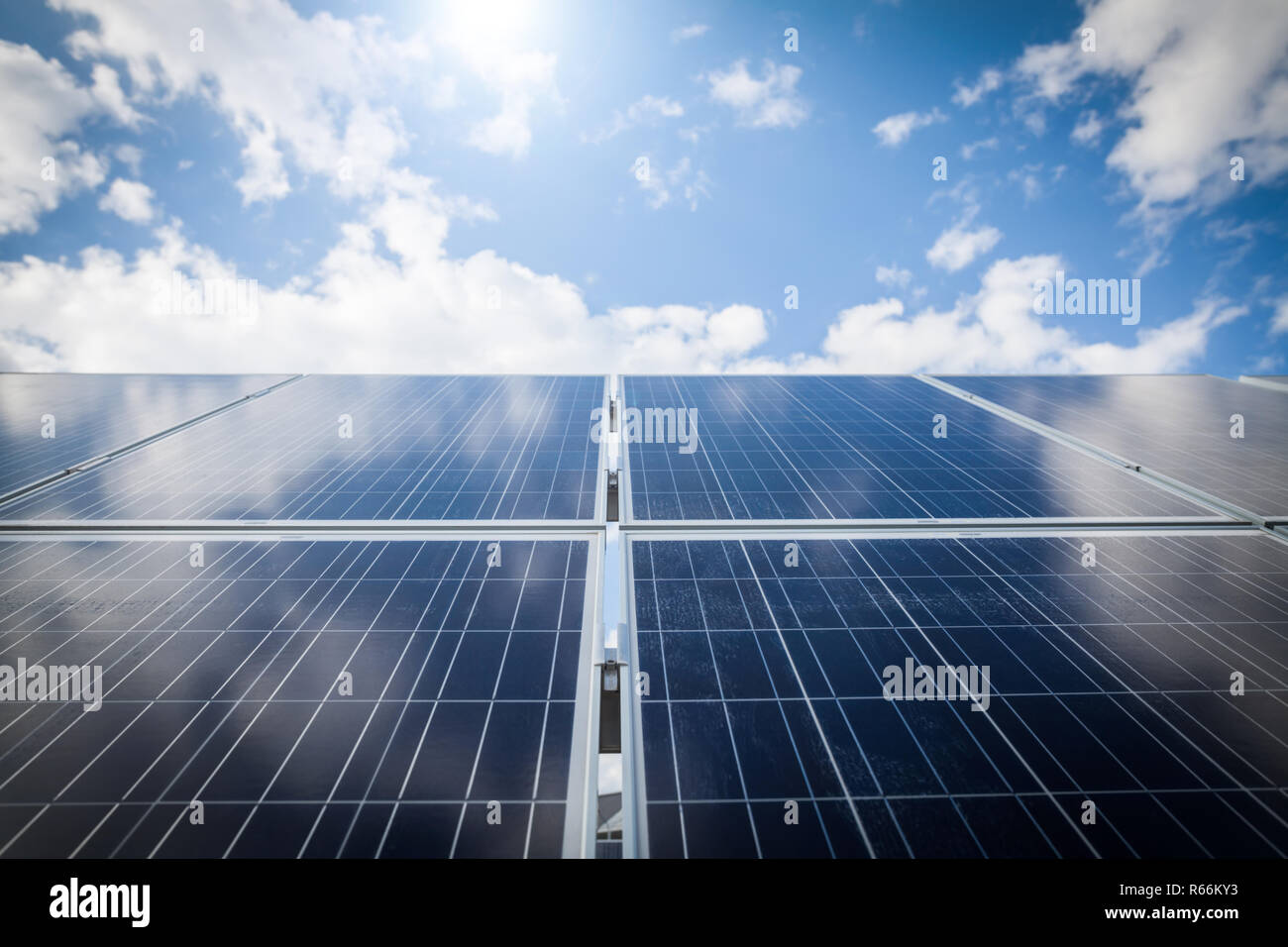 Solar panel detail Stock Photo - Alamy