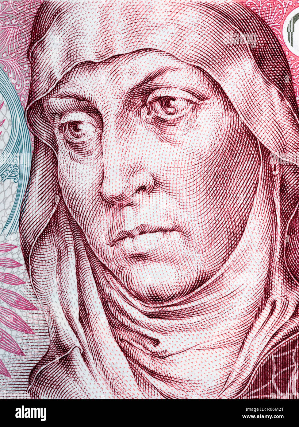 Agnes of Bohemia portrait Stock Photo - Alamy