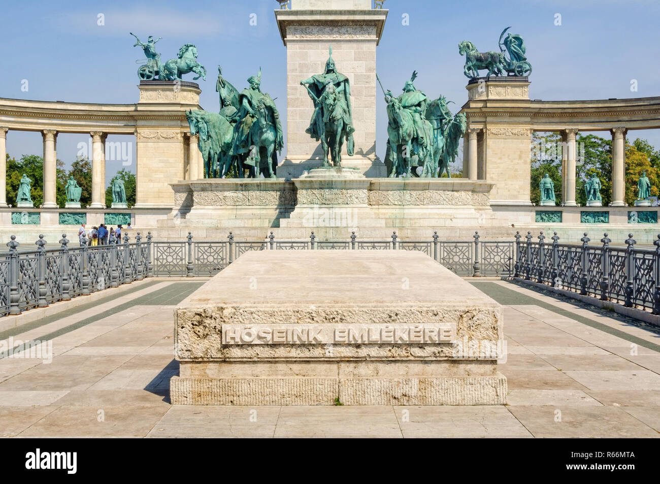 Heroes' Square - Budapest Stock Photo - Alamy