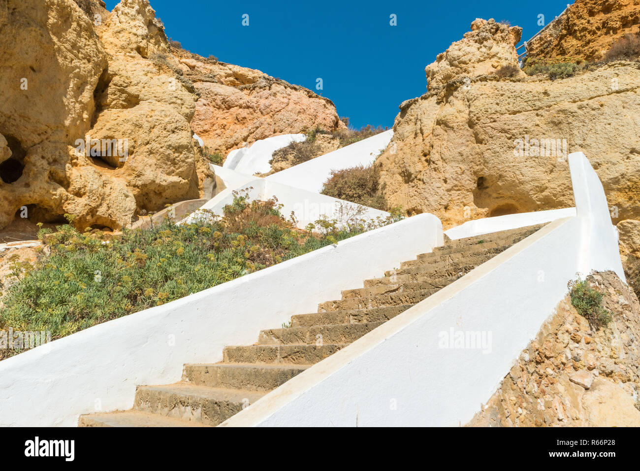 Stairs to a pool of natural sea water Stock Photo - Alamy