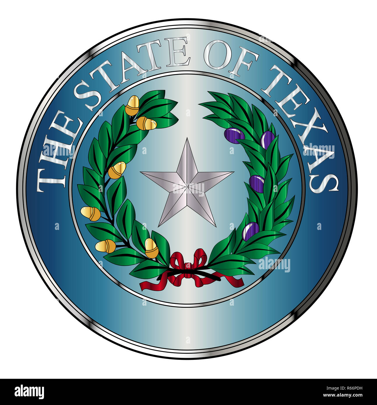 Texas state seal Cut Out Stock Images & Pictures - Alamy