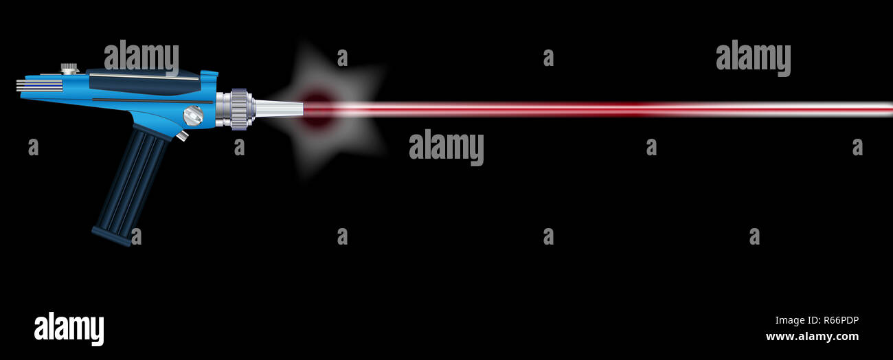 Firing Ray Gun Stock Photo - Alamy