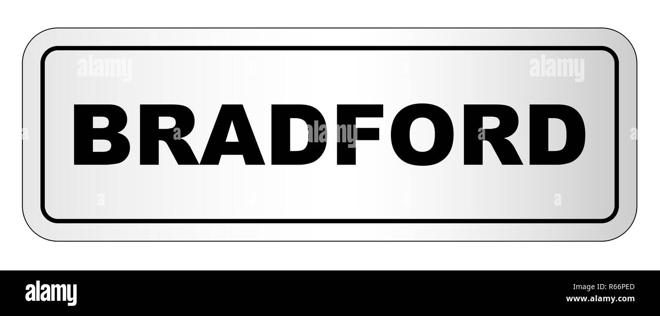 Bradford City Nameplate Stock Photo - Alamy
