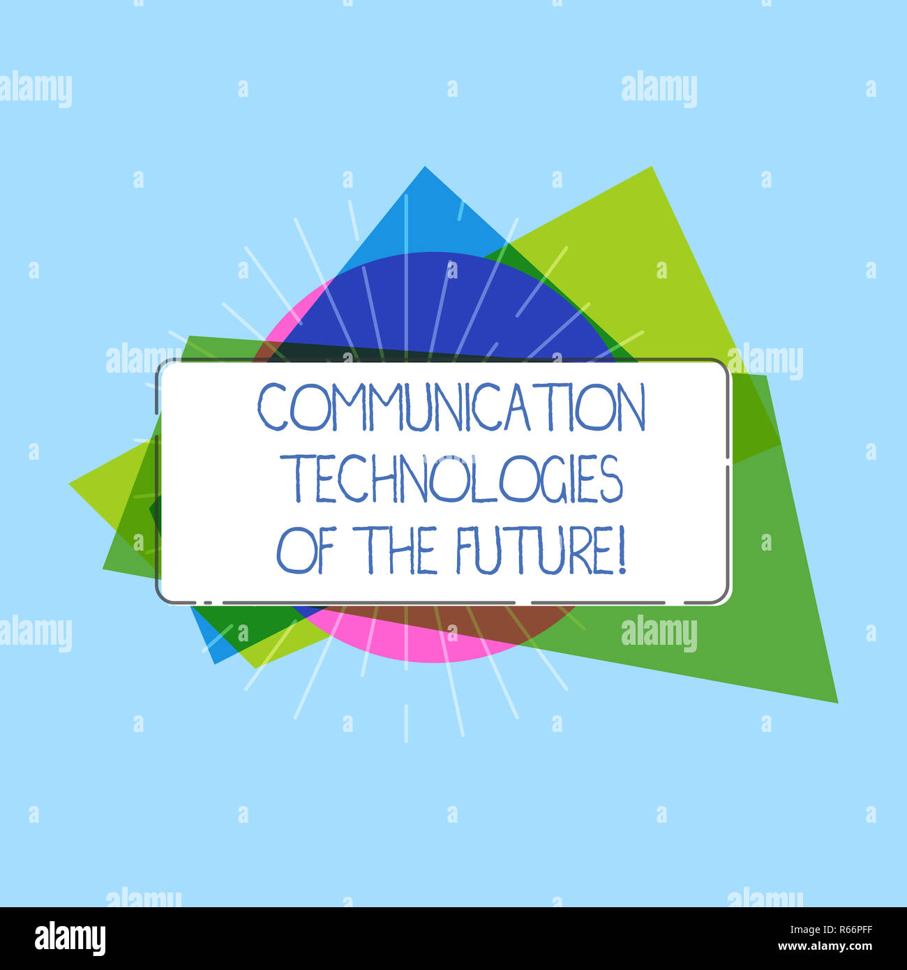 Word writing text Communication Technologies Of The Future. Business ...
