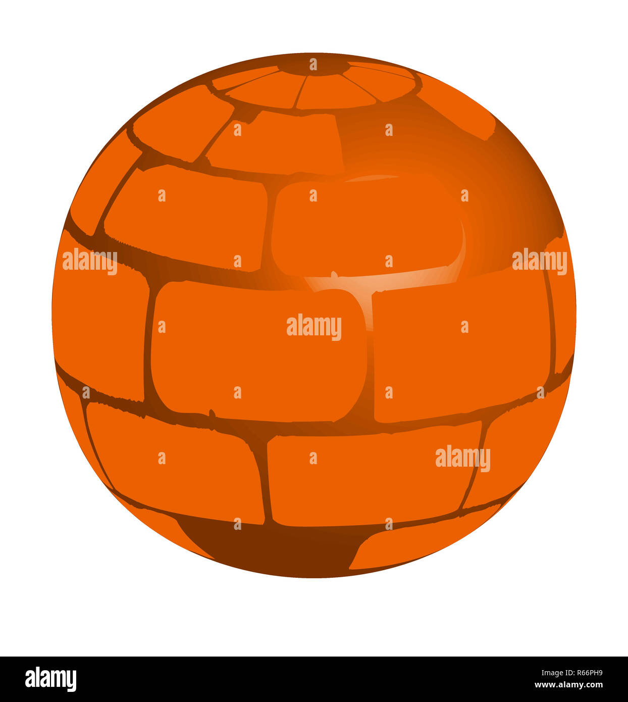 Red Brick Ball Stock Photo - Alamy