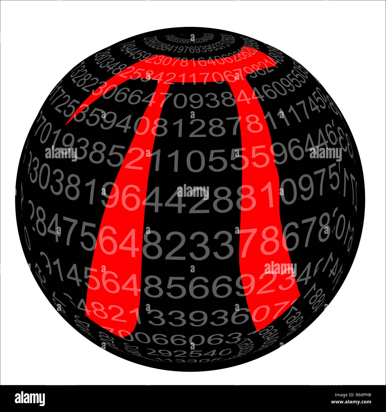 Pi Isolated Sphere Stock Photo - Alamy