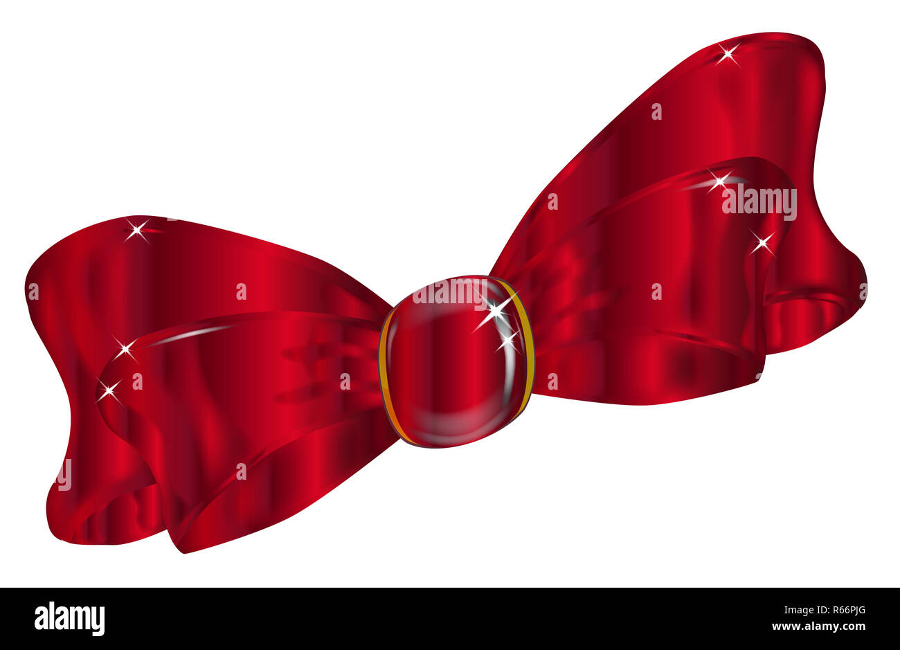 Ruby Red Bow Stock Photo - Alamy