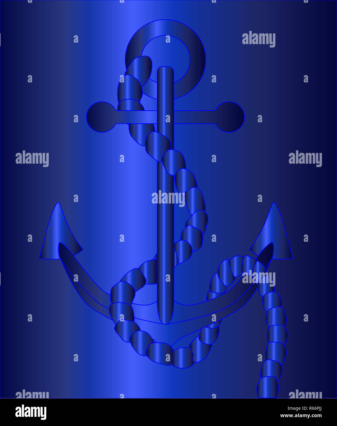 Blue Anchor Background Stock Photo - Alamy