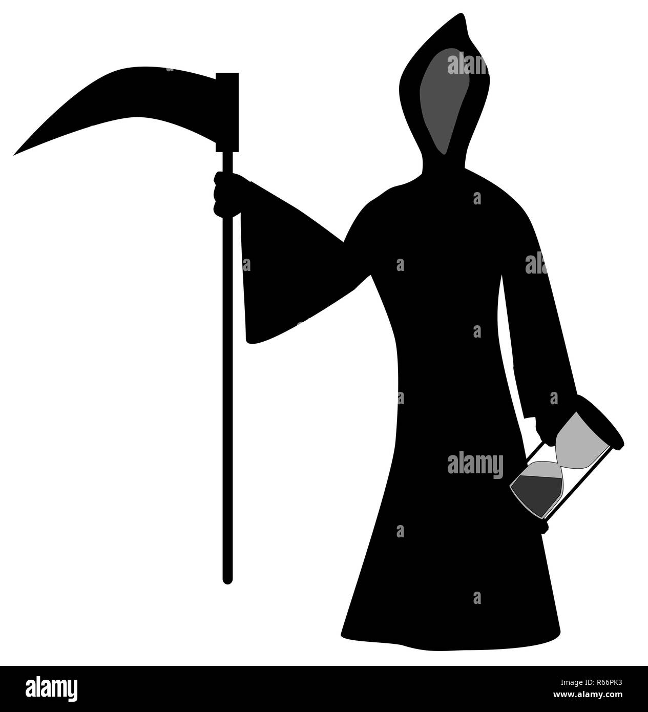 Old father time with his scythe hi-res stock photography and images - Alamy