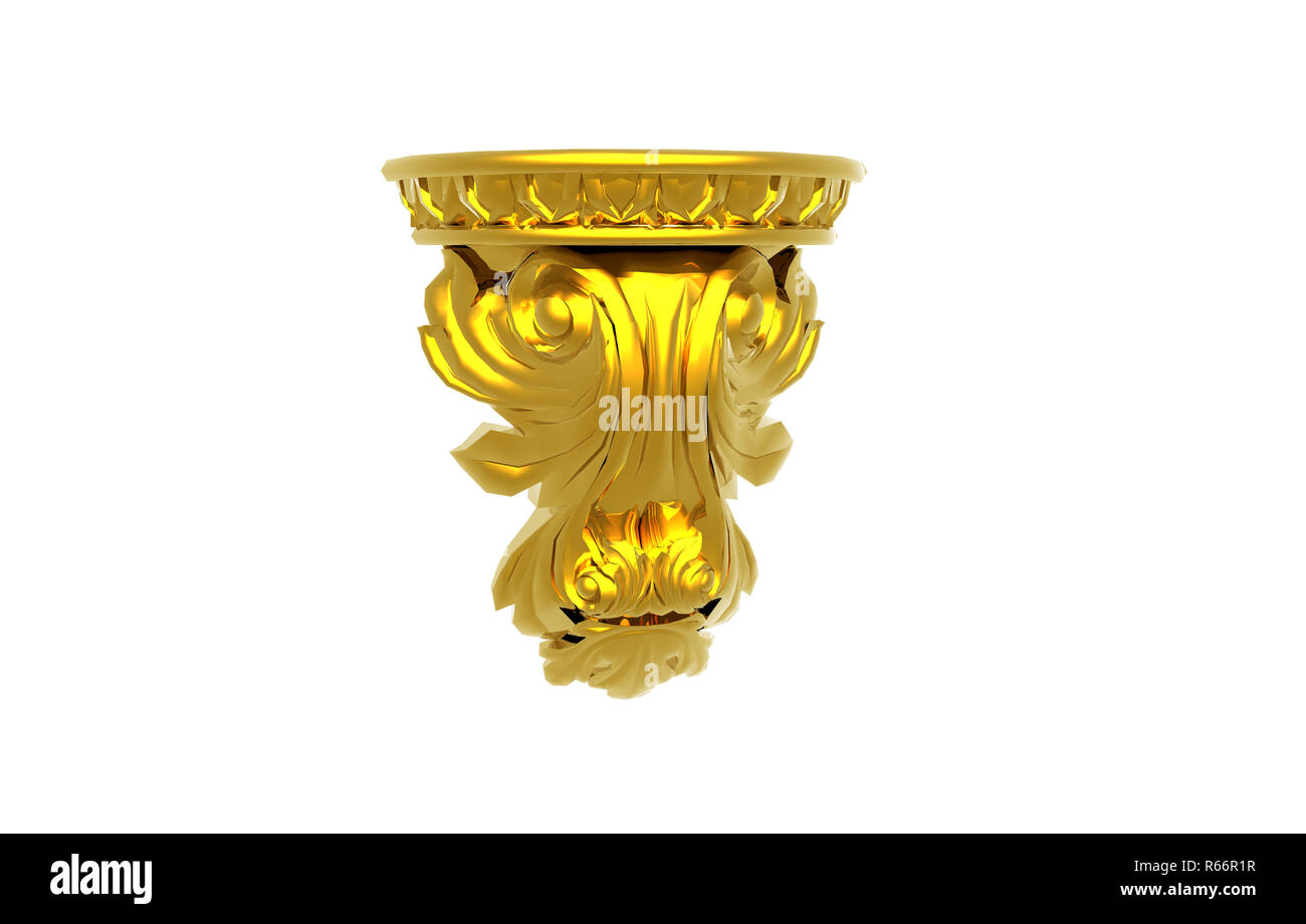 Gold Stucco Cut Out Stock Images & Pictures - Alamy