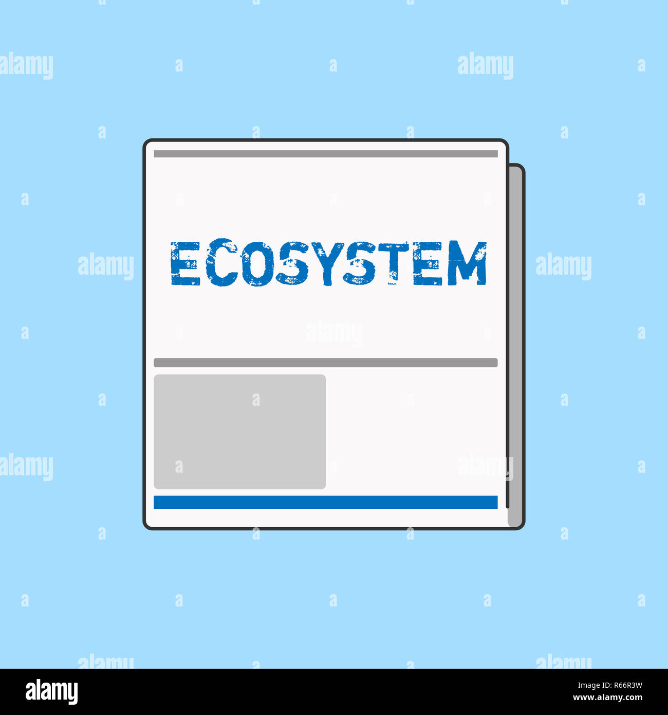 Word writing text Ecosystem. Business concept for biological community ...