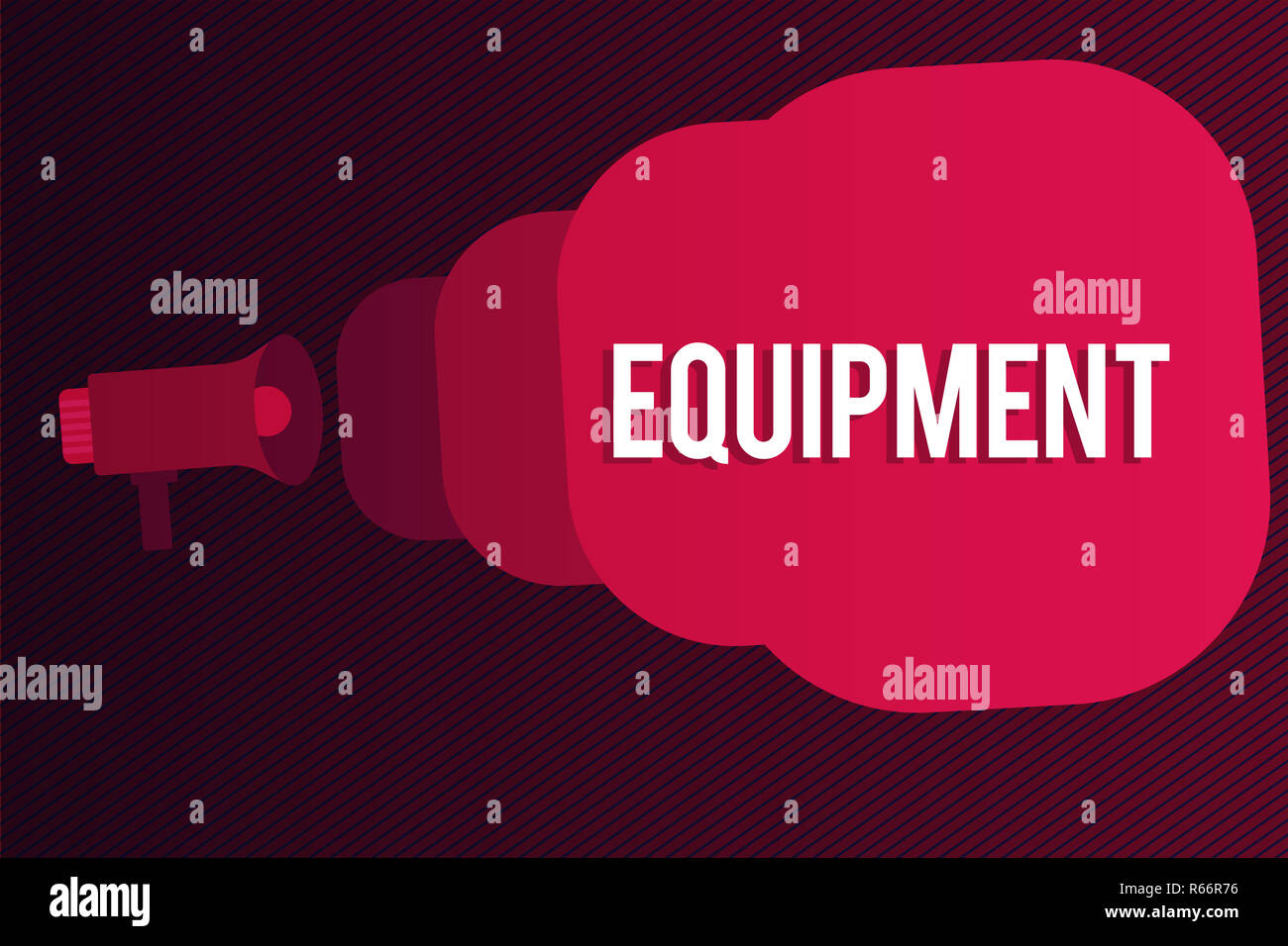 Word writing text Equipment. Business concept for necessary items for ...