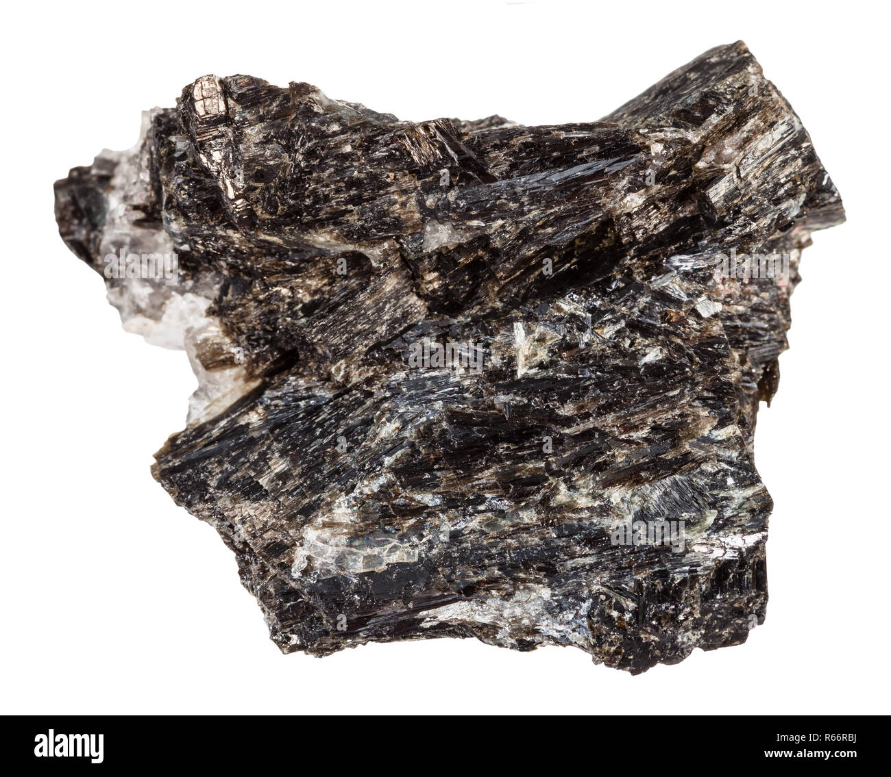 Gedrite stone isolated on white background Stock Photo - Alamy