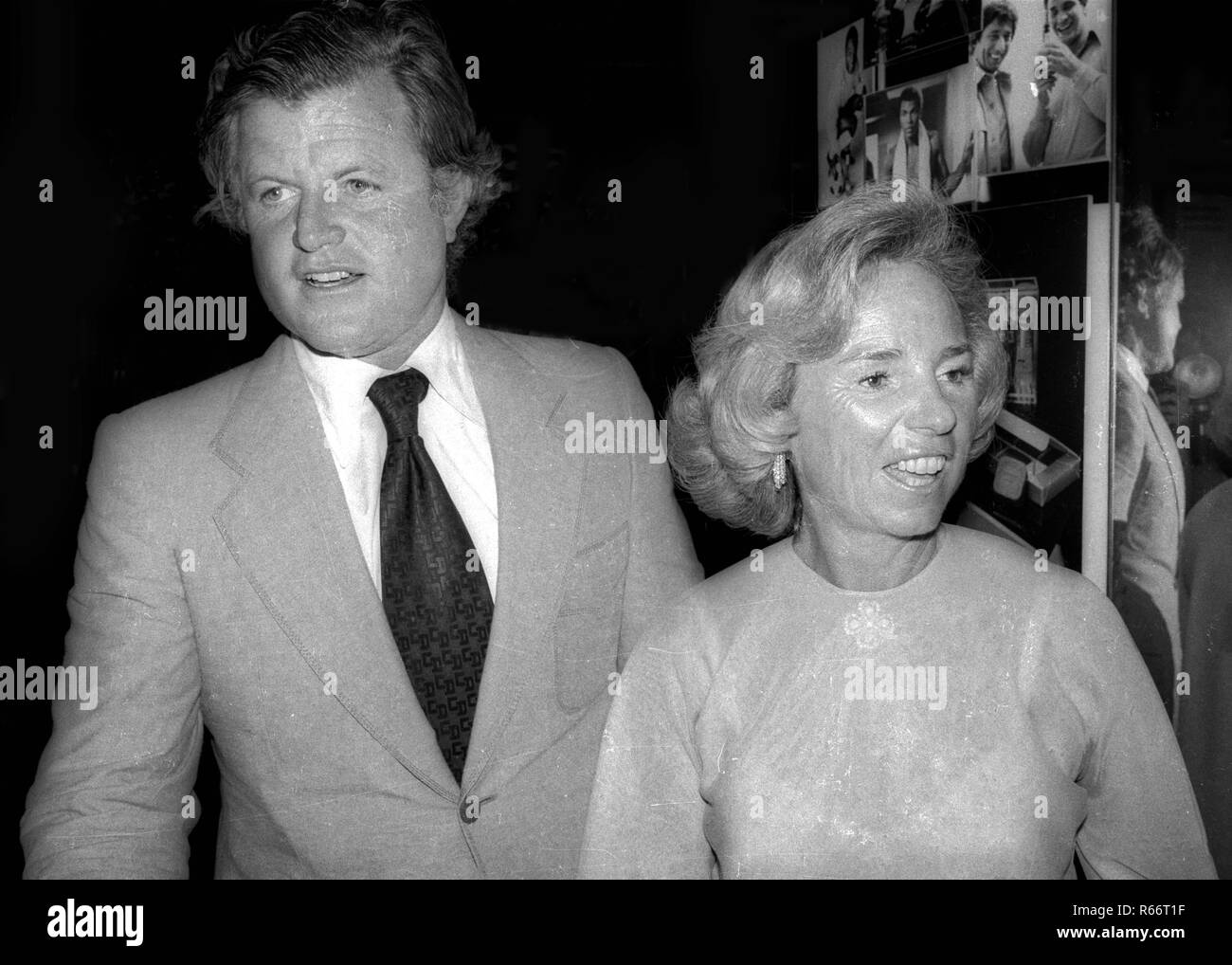 Ted kennedy ethel kennedy 1977 hi-res stock photography and images - Alamy