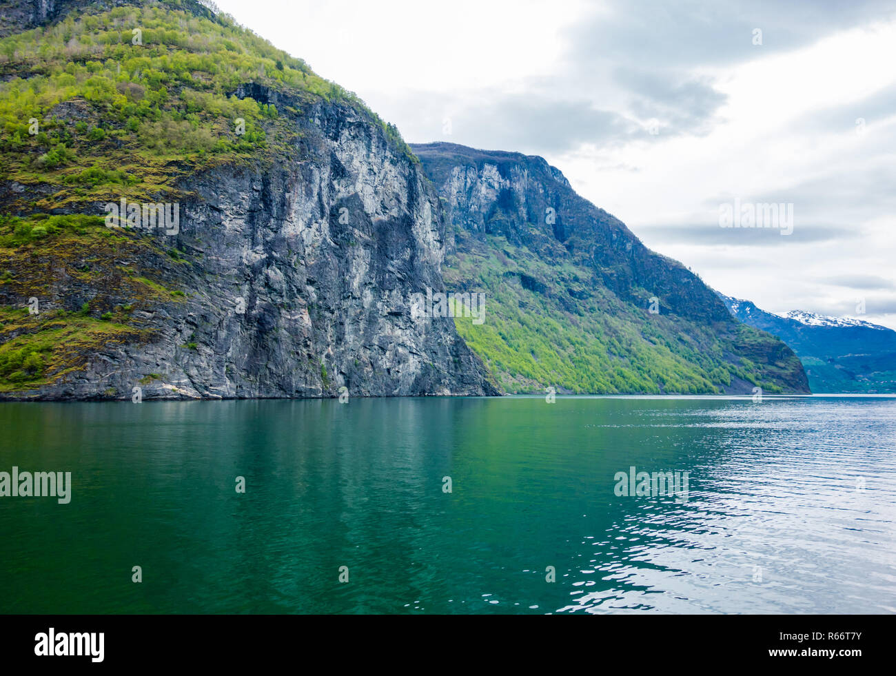 Cliffs and mountains of Sognefjord, Norway Stock Photo - Alamy
