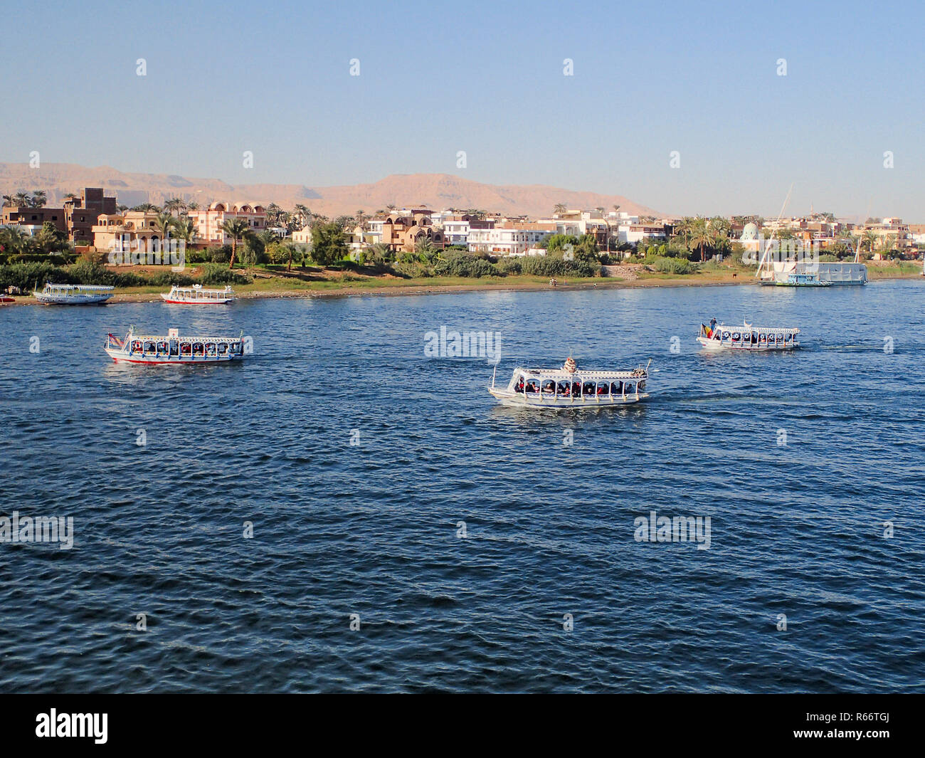 egypt - navigation on the nile Stock Photo - Alamy