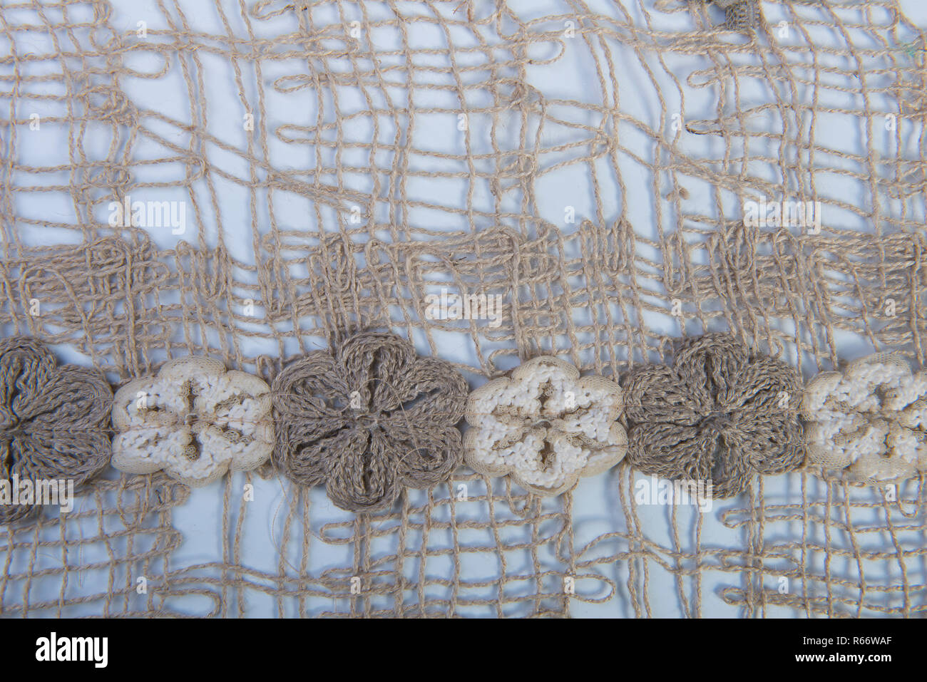 fabric variously decorated with embroidery Stock Photo - Alamy