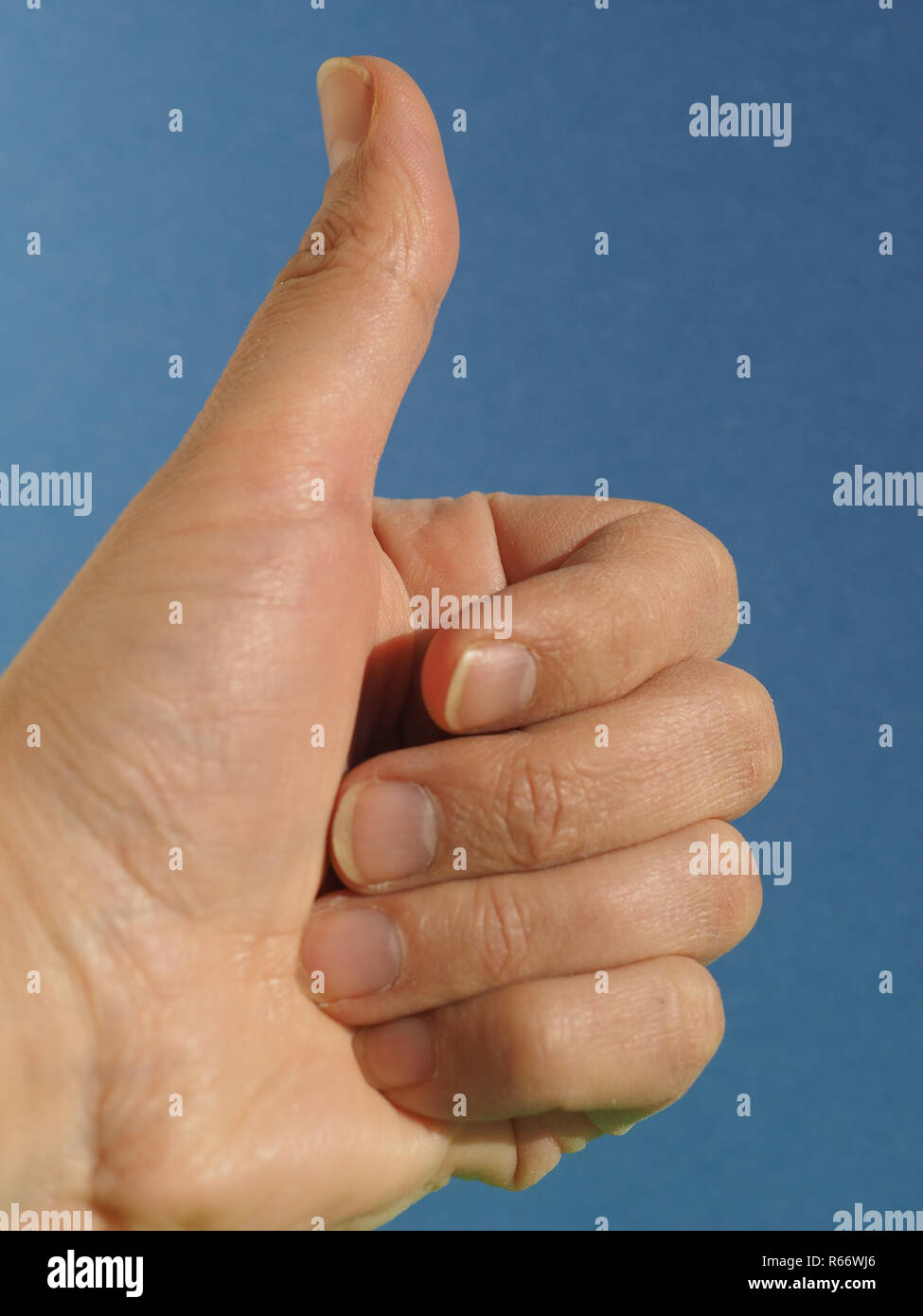 Thumb up sign Stock Photo - Alamy