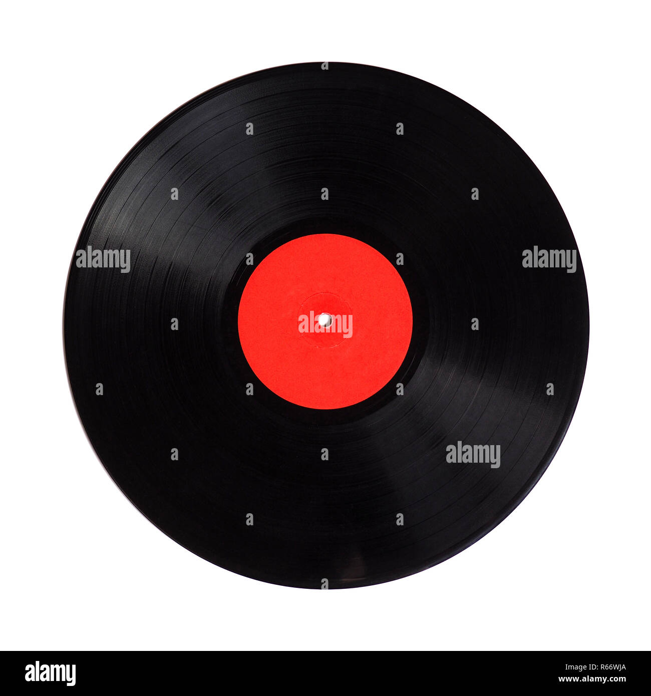 vinyl record detail with copy space isolated over white Stock Photo - Alamy