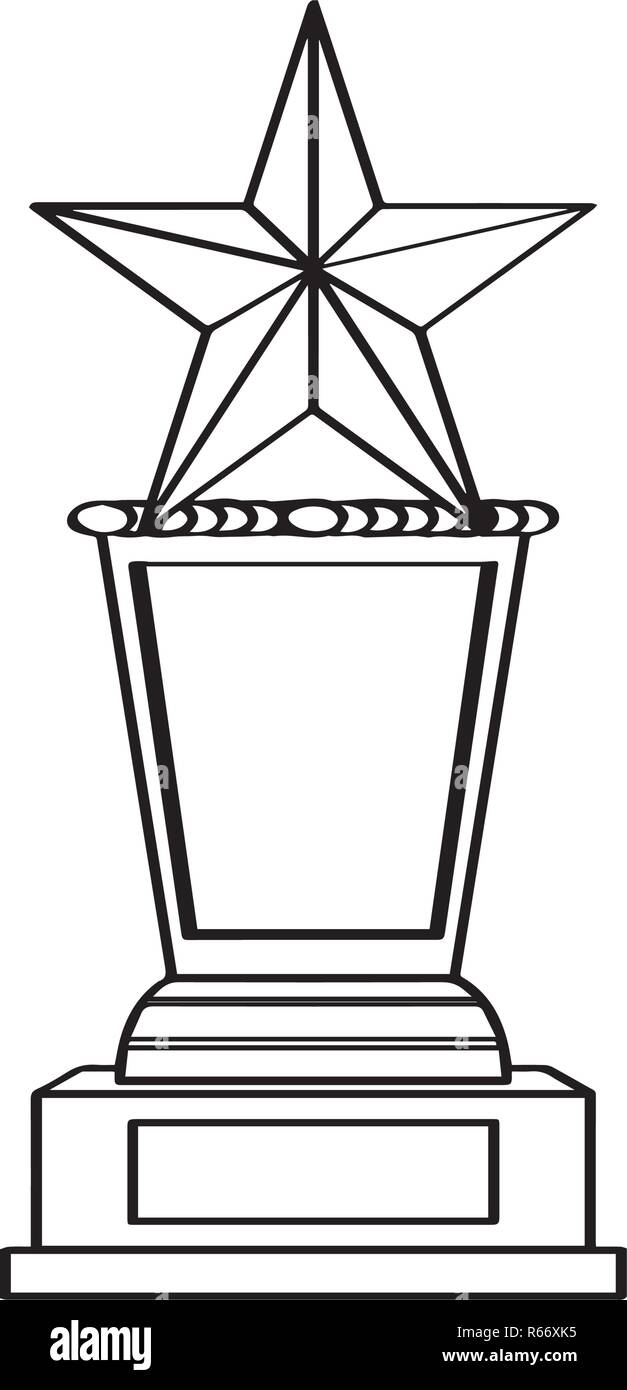 Star shape golden trophy icon Stock Vector Image & Art - Alamy