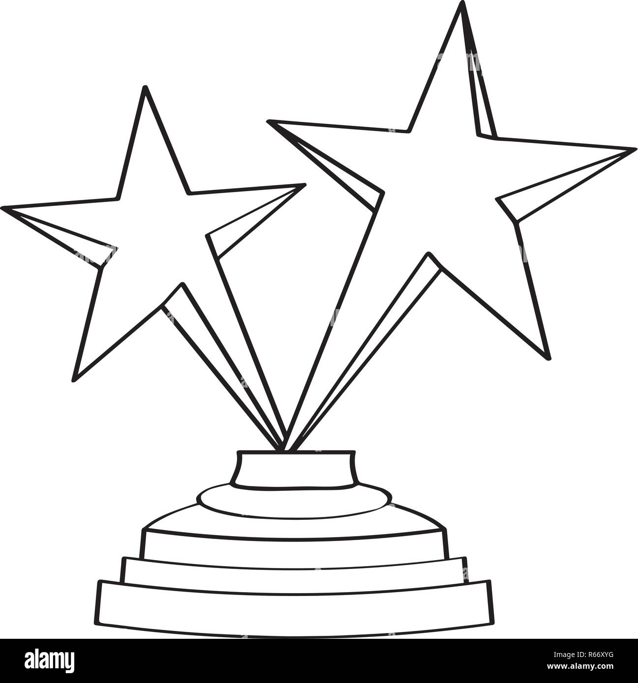 Star shape golden trophy icon Stock Vector Image & Art - Alamy