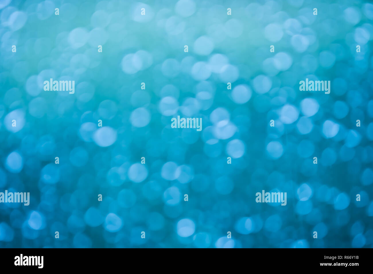 Cold blue lights bokeh Stock Photo - Alamy
