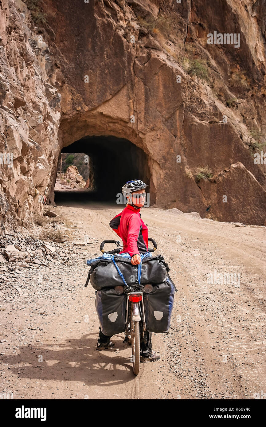 Cycle touring through Yunnan in China Stock Photo - Alamy