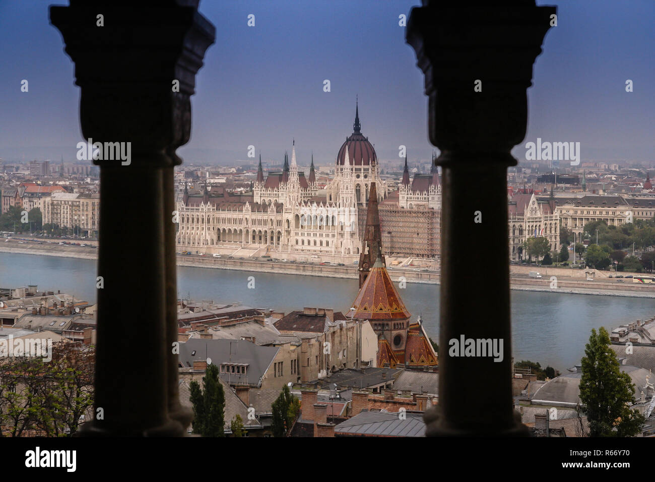 Budapest and its landmarks Stock Photo - Alamy
