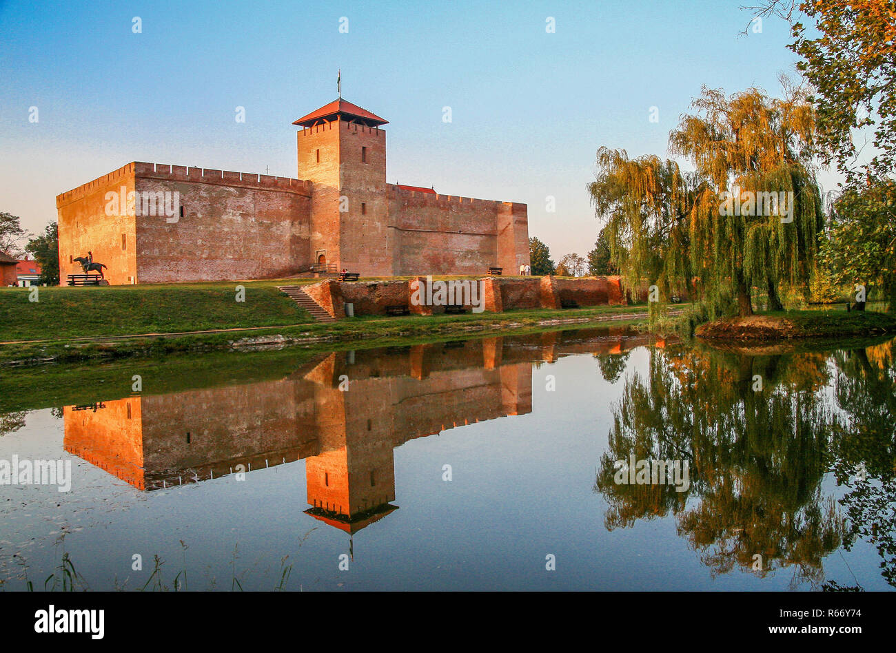 Castle in Gyula Stock Photo - Alamy