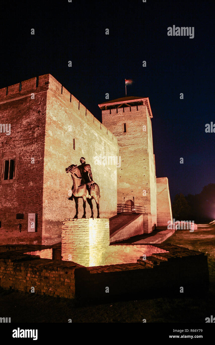 Gyula castle night in hi-res stock photography and images - Alamy