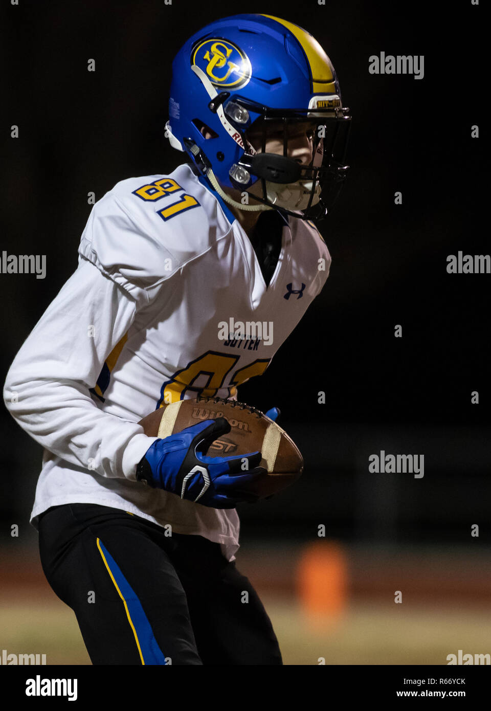 Football action with West Valley vs. Sutter High School in Cottonwood ...