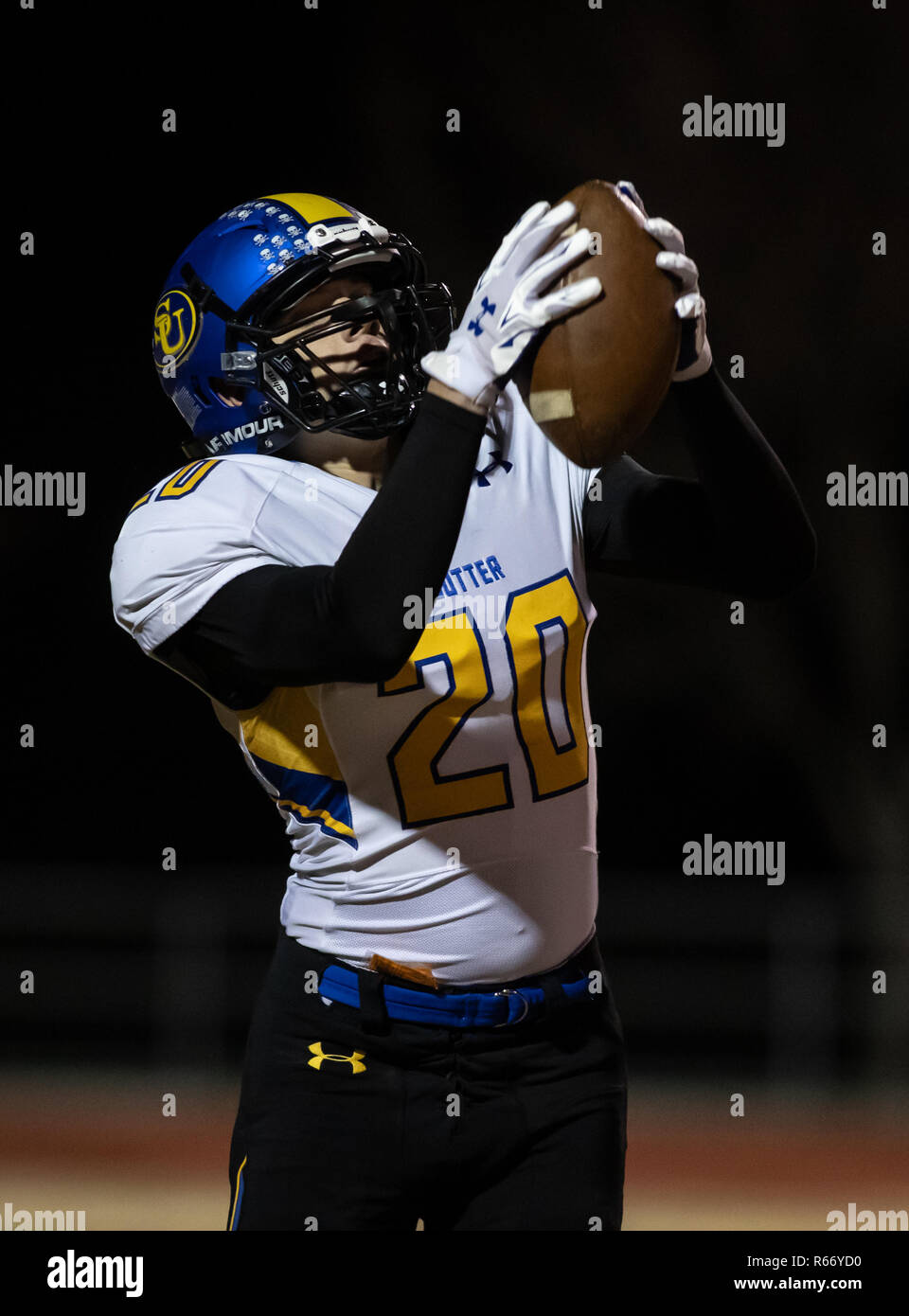 Football action with West Valley vs. Sutter High School in Cottonwood ...