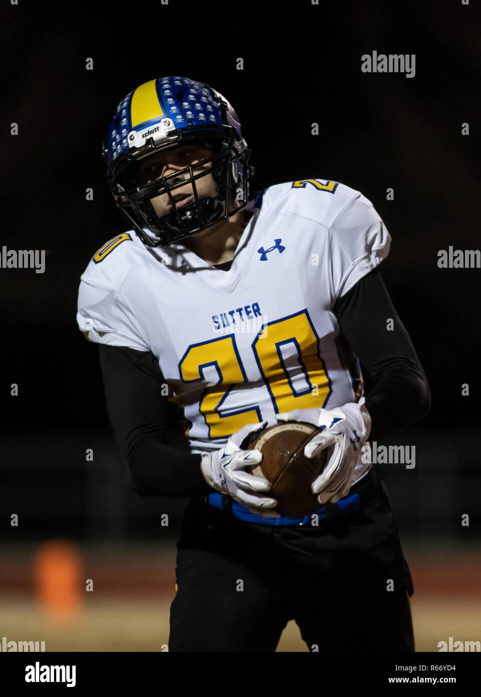 Football action with West Valley vs. Sutter High School in Cottonwood ...