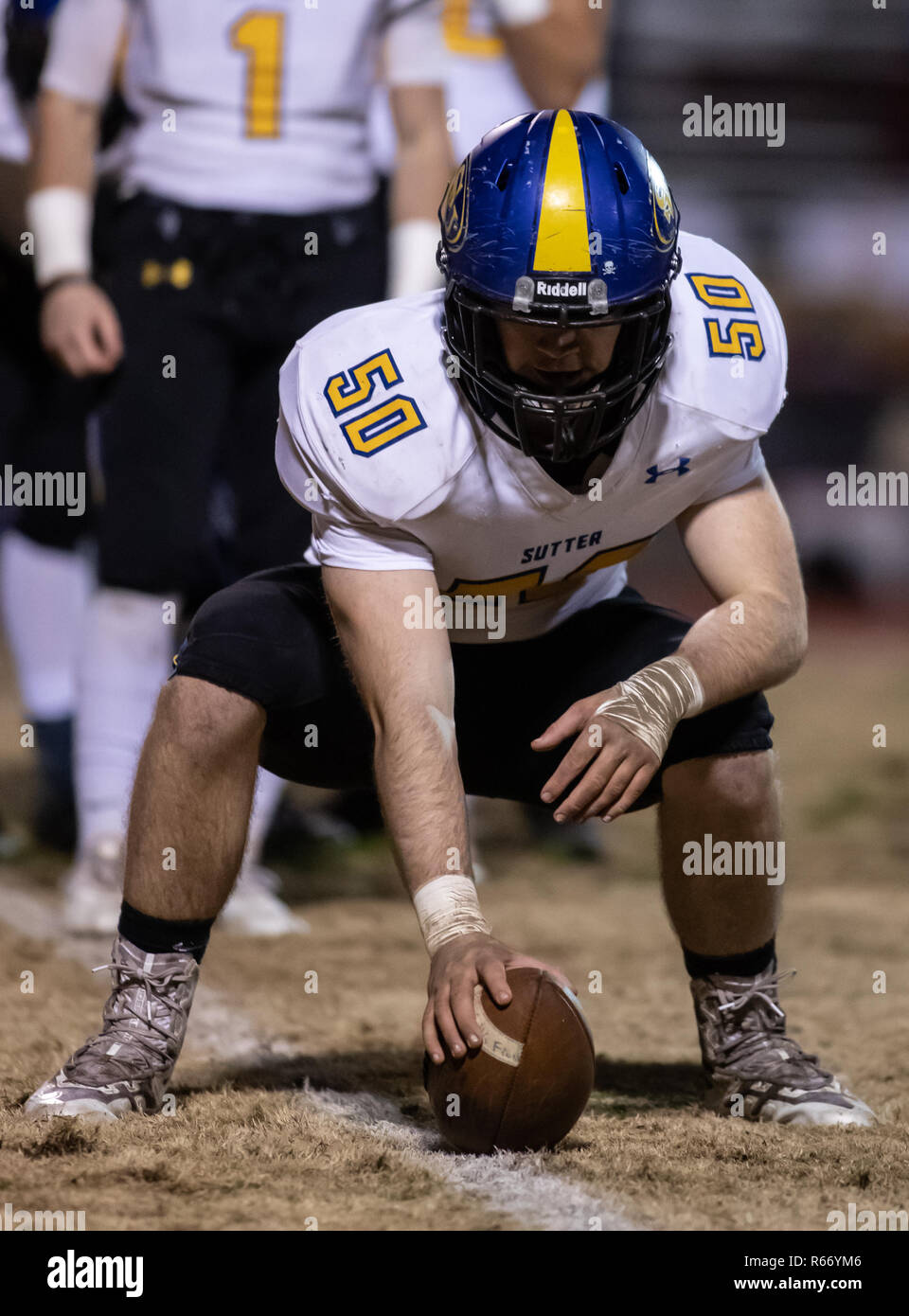 Football action with West Valley vs. Sutter High School in Cottonwood ...
