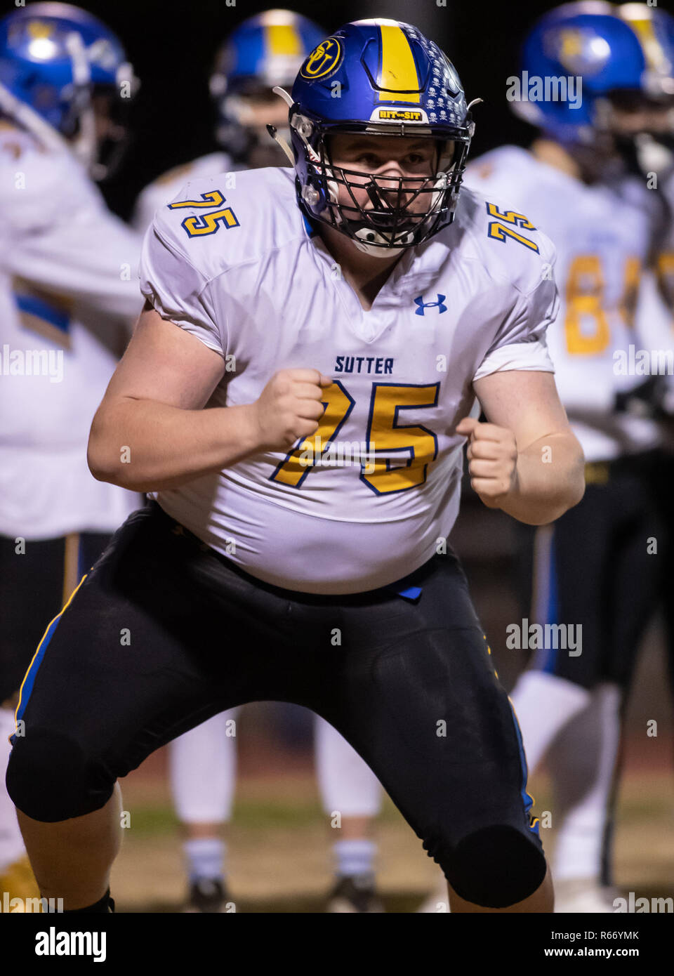 Football action with West Valley vs. Sutter High School in Cottonwood ...