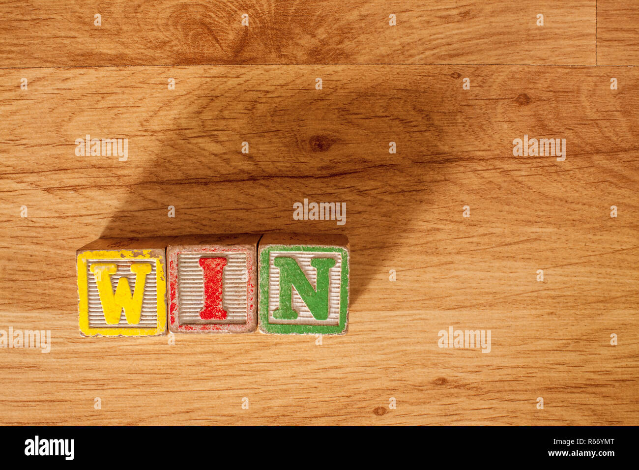 Childs Wooden Blocks Spell Out Word High Resolution Stock Photography ...