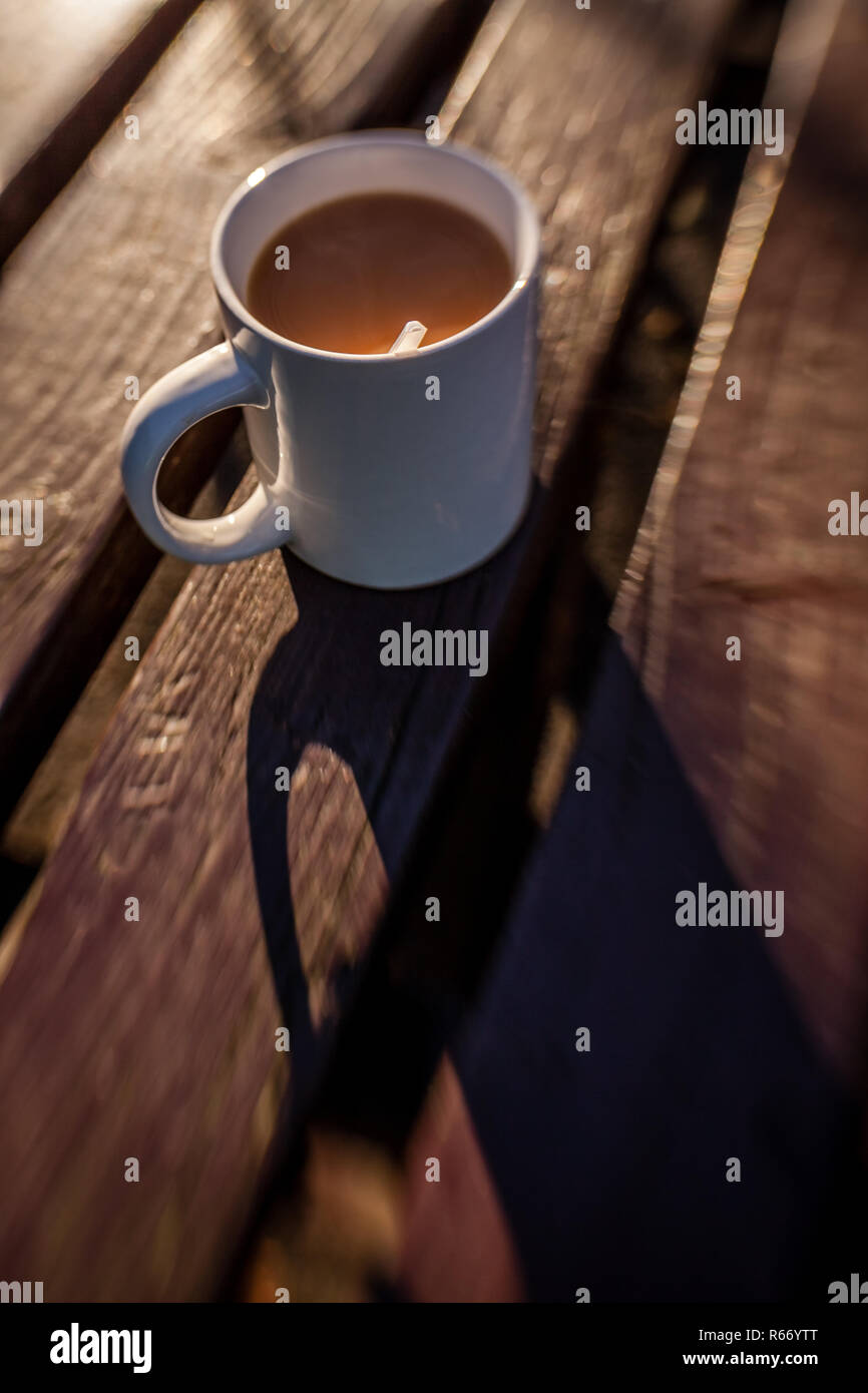 Glass of half full of coffee hi-res stock photography and images - Alamy