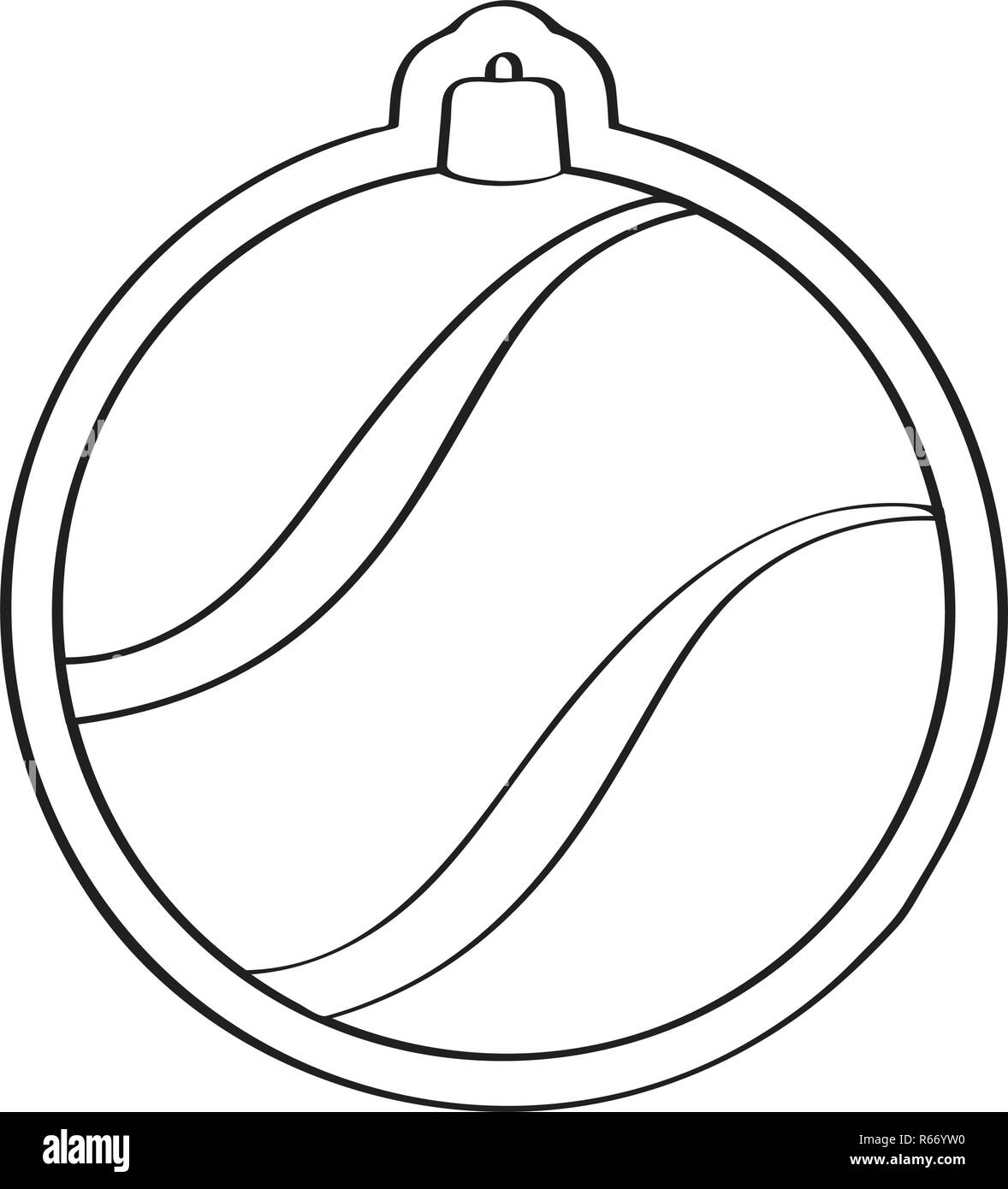 Gingerbread with a christmas ball ornament shape Stock Vector Image ...