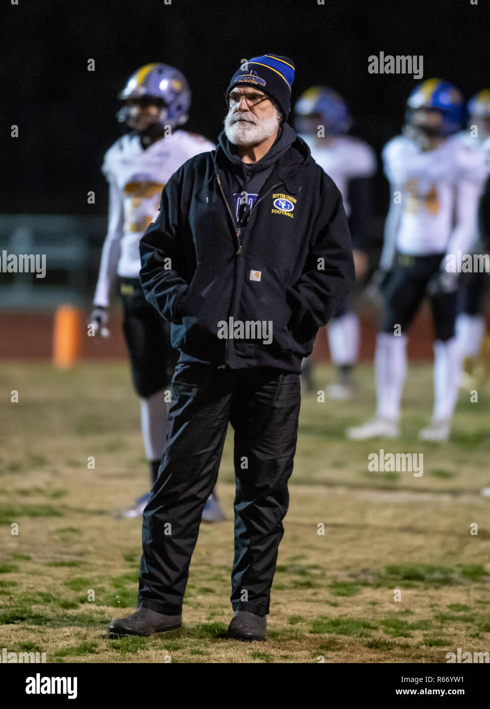 Football action with West Valley vs. Sutter High School in Cottonwood ...